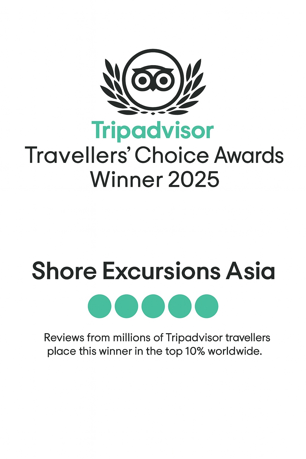 Shore Excursions Asia Recognized with Tripadvisor Travelers’ Choice ...